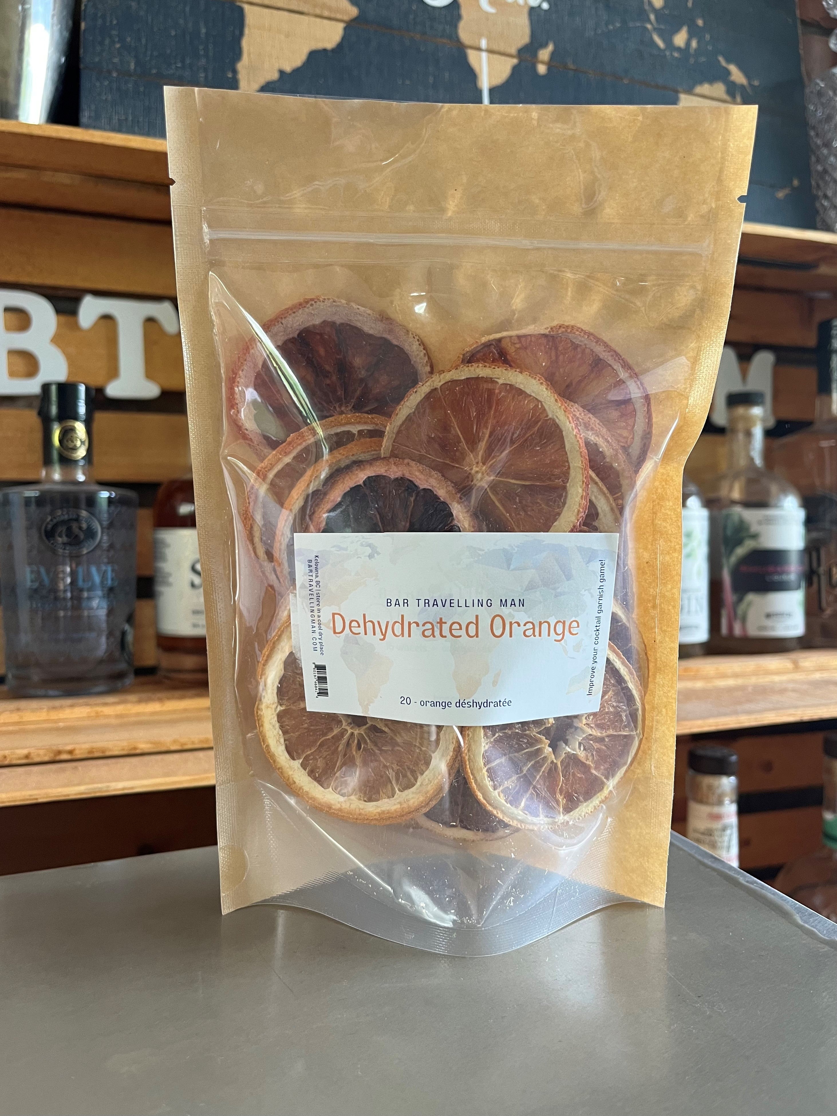Dried Orange Wheels – BAR TRAVELLING MAN
